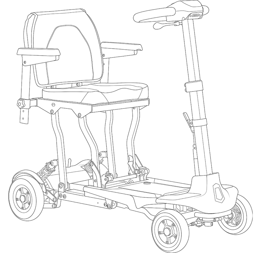 F-3 Mobility Scooter | Muick Sandy